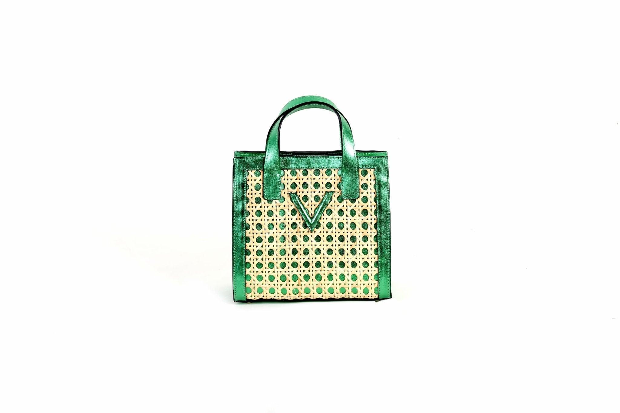 Le Mini V Straw Tote Bag LINA BRAX le-mini-v-straw-tote-bag-lina-brax